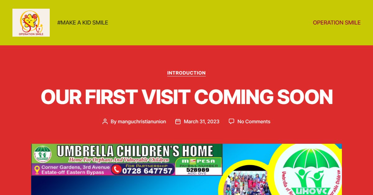 Operation Smile – #MAKE A KID SMILE
